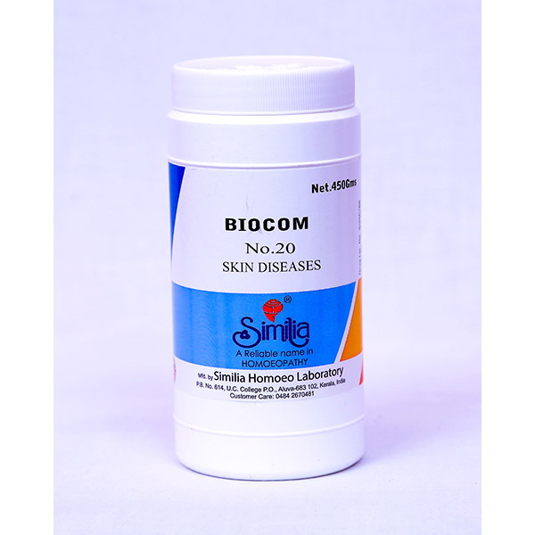 SIMILIA'S BIOCOM NO:20 for SKIN DISEASES